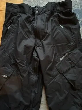 Ripzone | Pants | Black Mens Cargo Snow Pants With Multiple Pockets ...